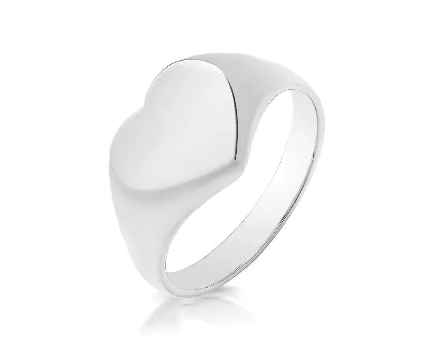 Ladies Silver Signet Rings | Shop Online Sarraf Jewellers UK
