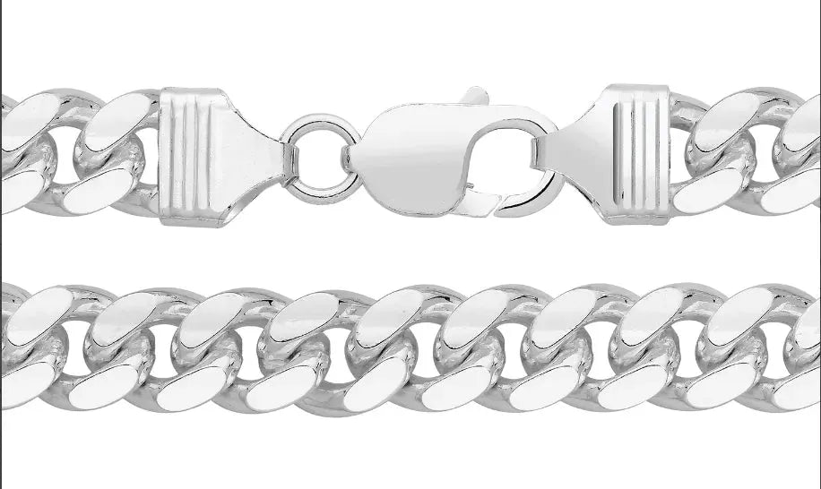 Ladies Silver Cuban Chains & Necklaces | Shop Online Sarraf Jewellers UK