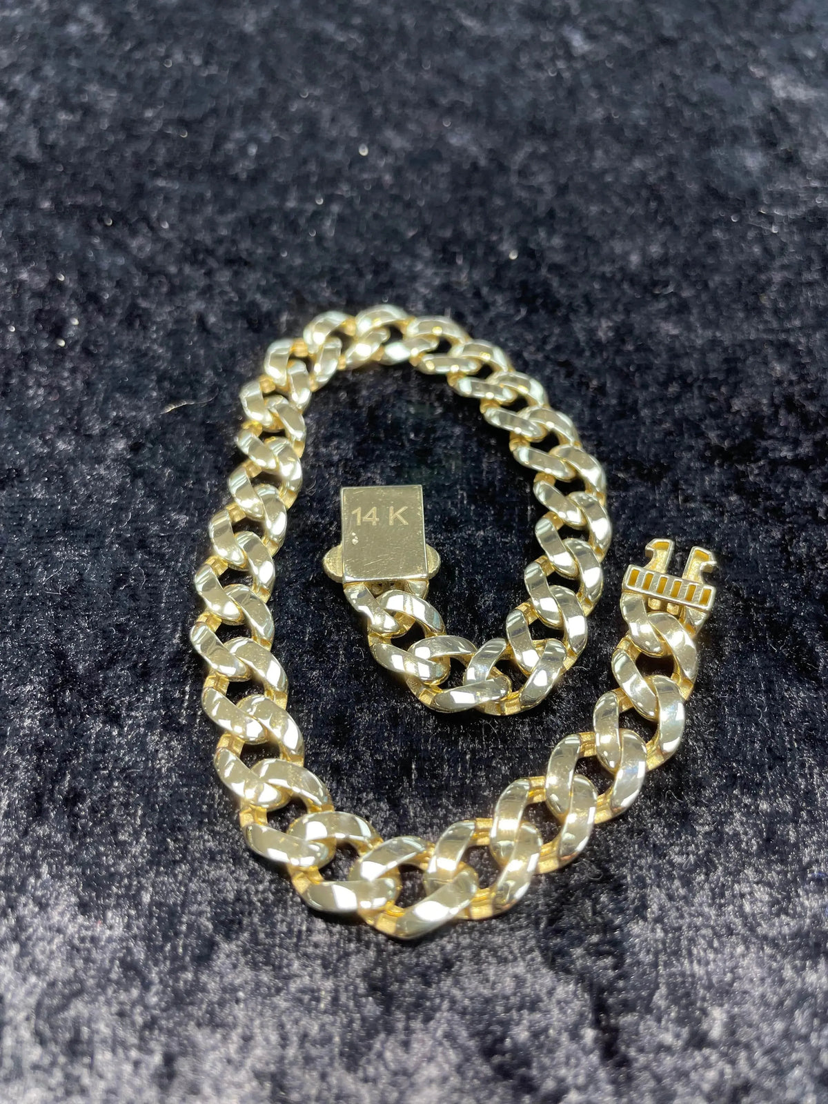 14ct gold bracelet mens store